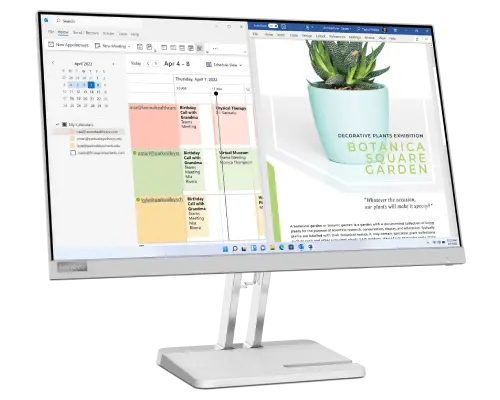 Lenovo L24e-40 24“ FHD Monitor with Eyesafe(NearEdgeless, 72% NTSC ...