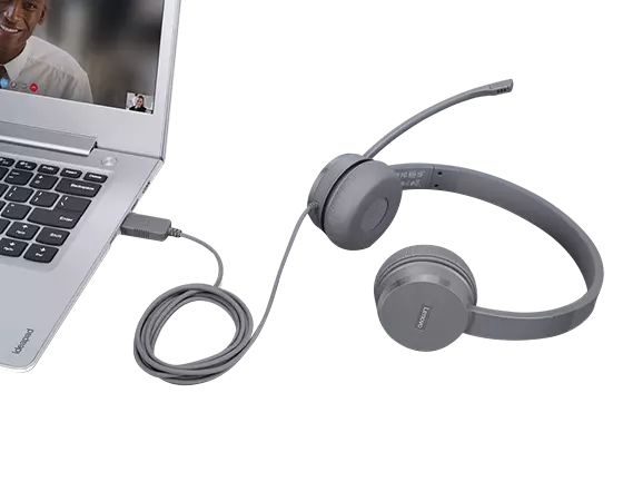 Lenovo Select USB Wired Stereo Headset | Lenovo UK