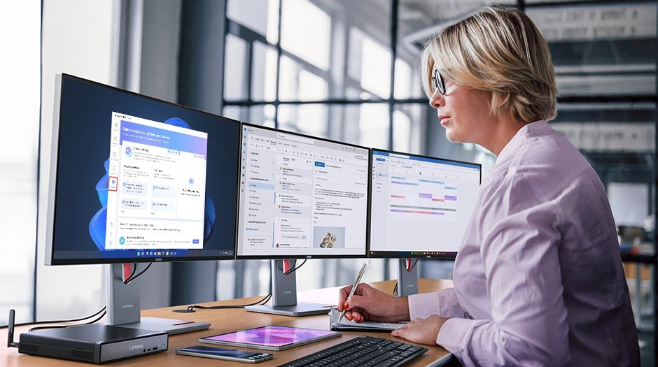 ThinkCentre Neo 50q (Snapdragon) Tiny | SMB Compact PC with Next Gen AI ...
