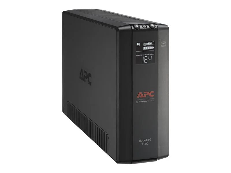 APC Back UPS 1500, Compact Tower, 1500VA, 120V, AVR, LCD, 10 NEMA ...