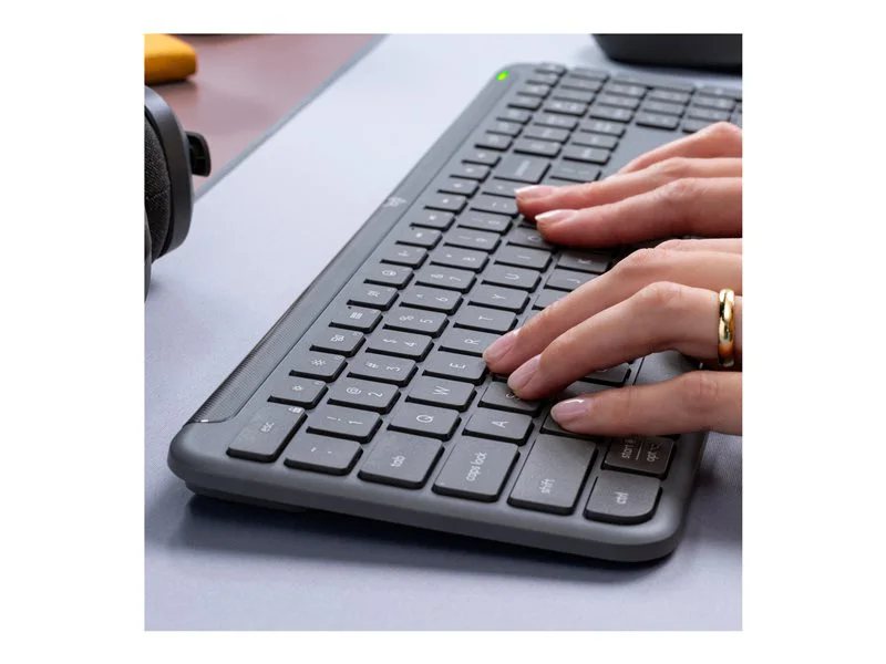Logitech K950: Slim Keyboard - Graphite | 78804082 | Lenovo US