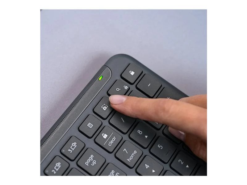 Logitech K950: Slim Keyboard - Graphite | 78804082 | Lenovo US