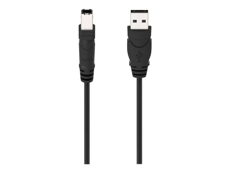 Belkin 6ft USB A/B Device Cable - USB cable - USB to USB Type B - 6 ft ...