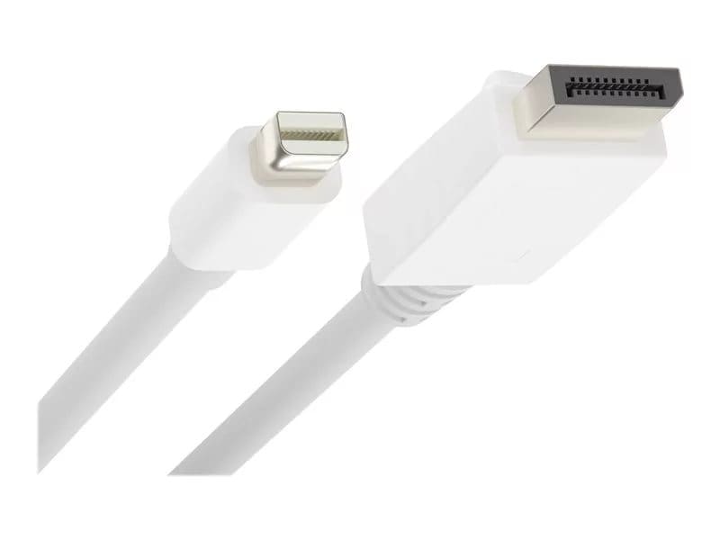 UNC Mini DisplayPort to DisplayPort Cable, 10ft - White | 78362525 ...