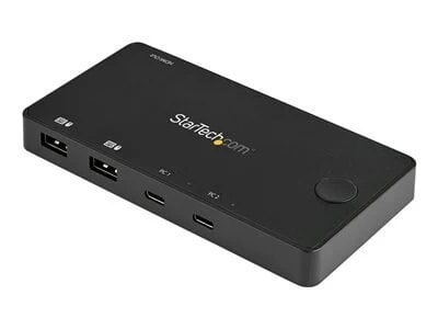 2 Port USB C KVM Switch, 4K 60Hz HDMI, Compact Dual Port UHD USB Type C ...