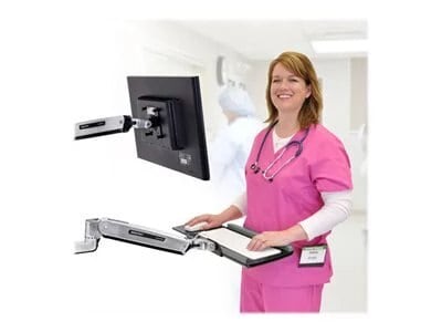 Ergotron LX Wall Mount System with Small CPU Holder - system unit ...