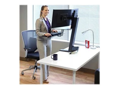 Ergotron WorkFit-S Dual Workstation - standing desk converter ...